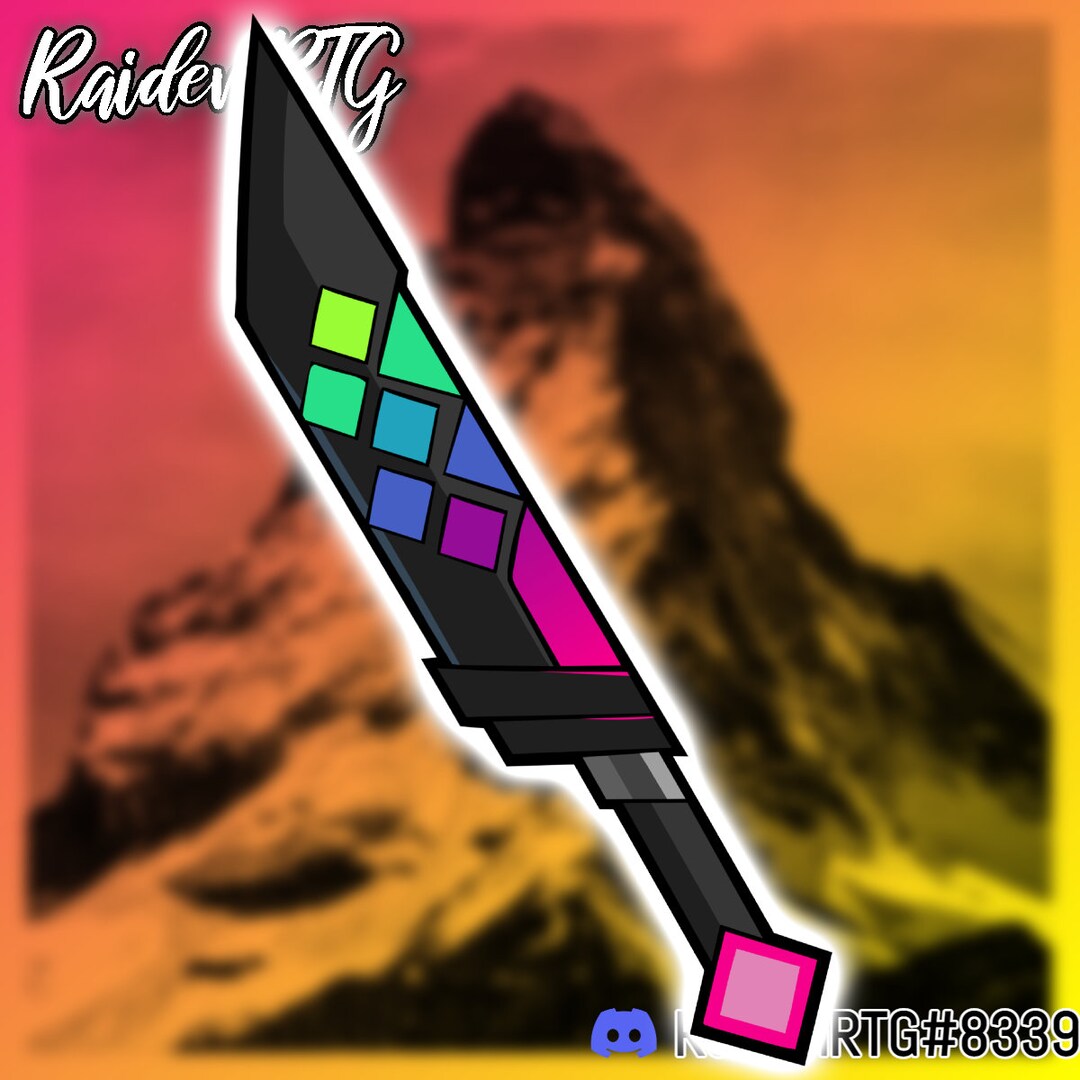 Brawlhalla RGB Sword - Etsy