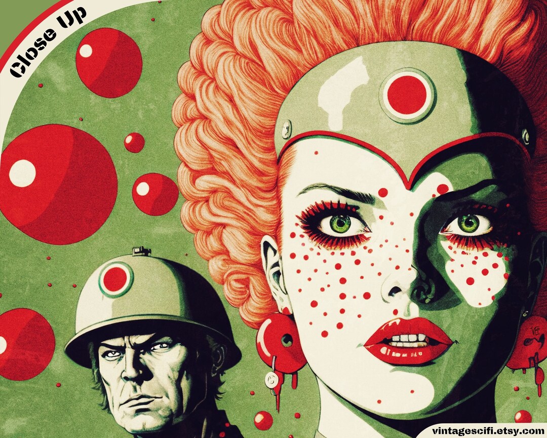 Pulp Magazine Cover Art, Retro Futuristic Wall Art, Vintage Sci Fi ...