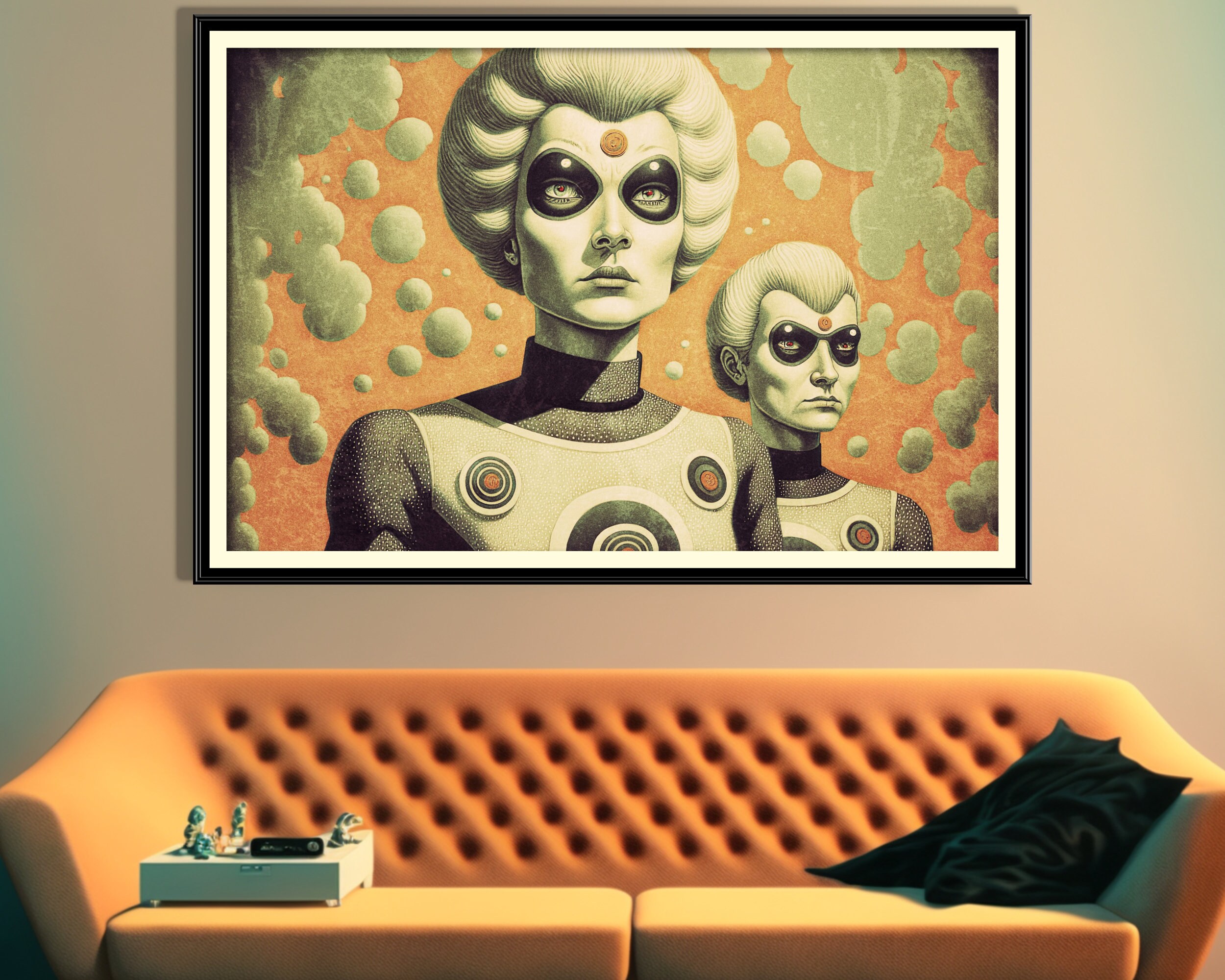 Retro Science Fiction Poster, Retro Futuristic Wall Art, Vintage Sci Fi ...