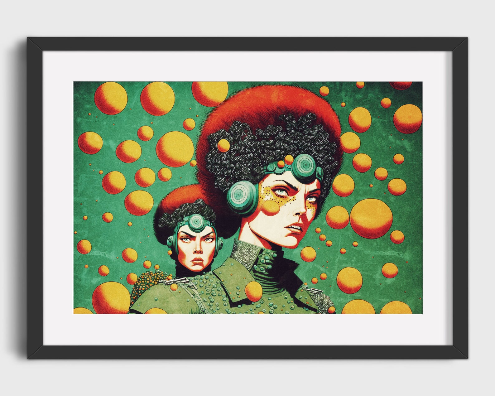 Pulp Magazine Cover Art, Retro Futuristic Wall Art, Vintage Sci Fi ...