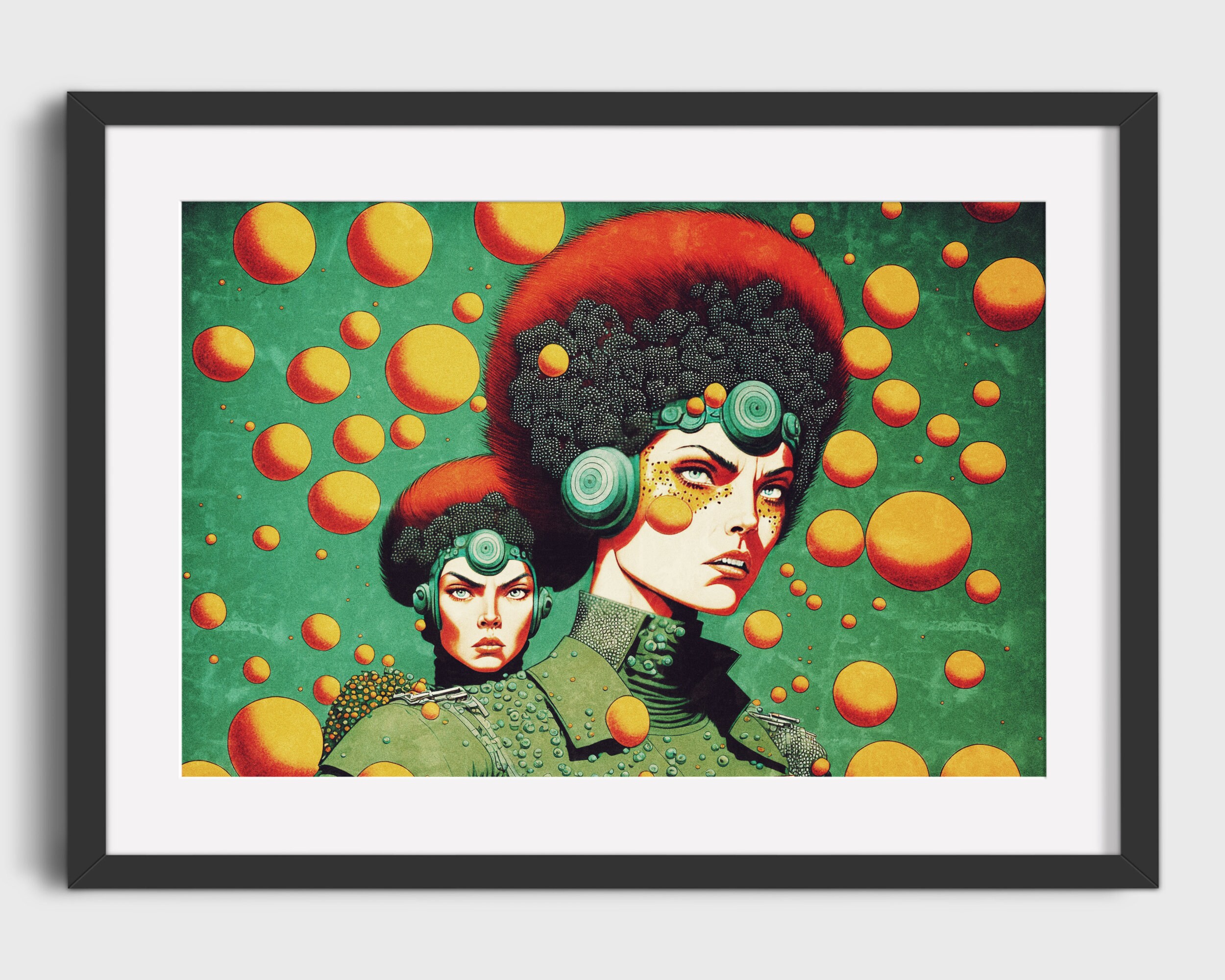 Pulp Magazine Cover Art, Retro Futuristic Wall Art, Vintage Sci Fi ...