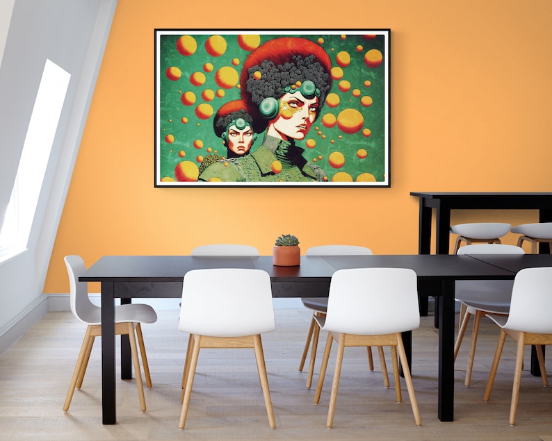 Pulp Magazine Cover Art, Retro Futuristic Wall Art, Vintage Sci Fi ...