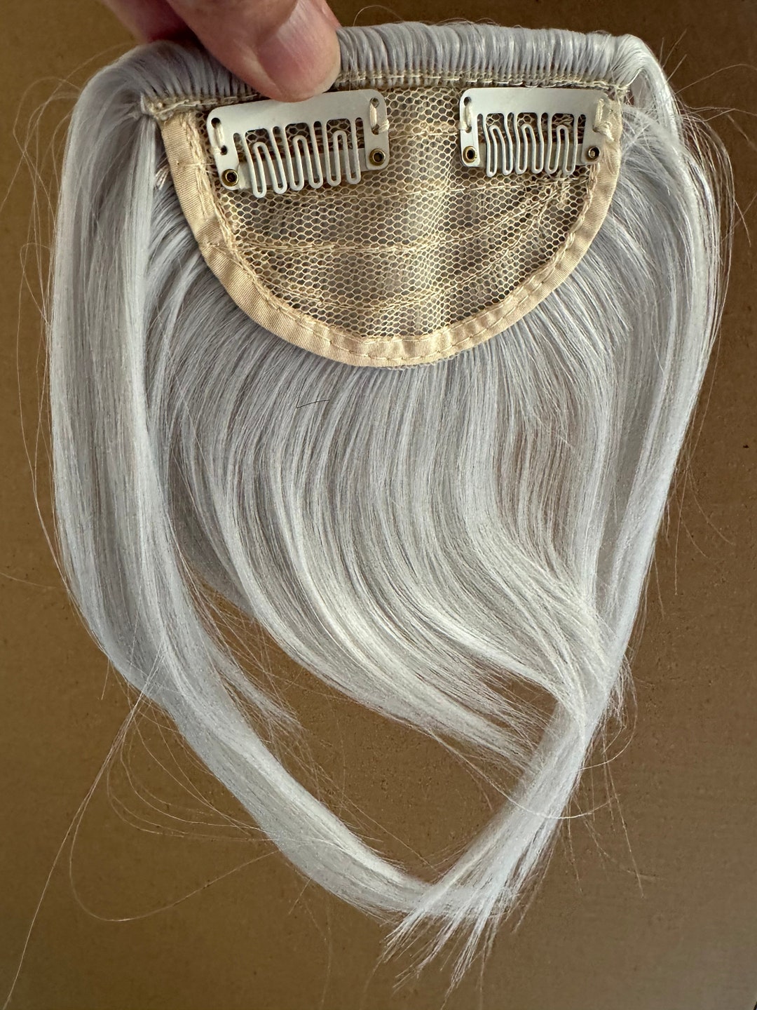 Tillstyle Silver Large Clip in Bangs Thick Bangs - Etsy
