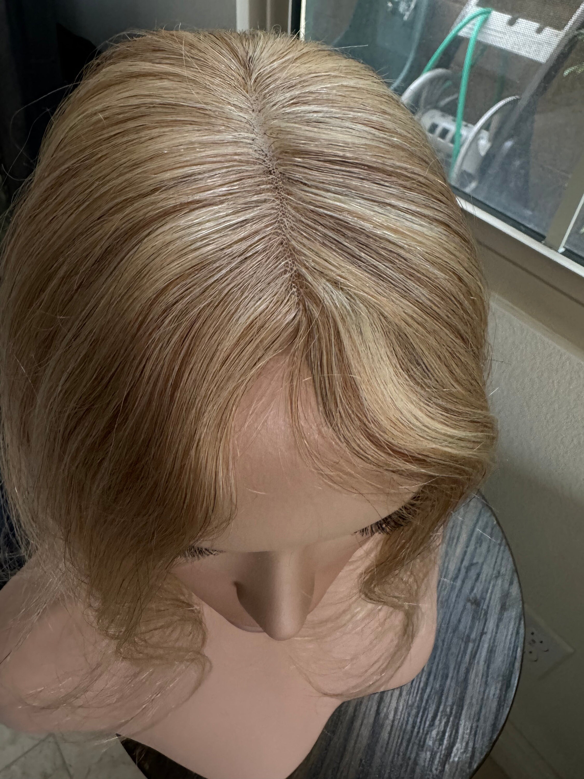 Till Style Remy Human Hair Toppers for Women Blonde Ash Brown ...