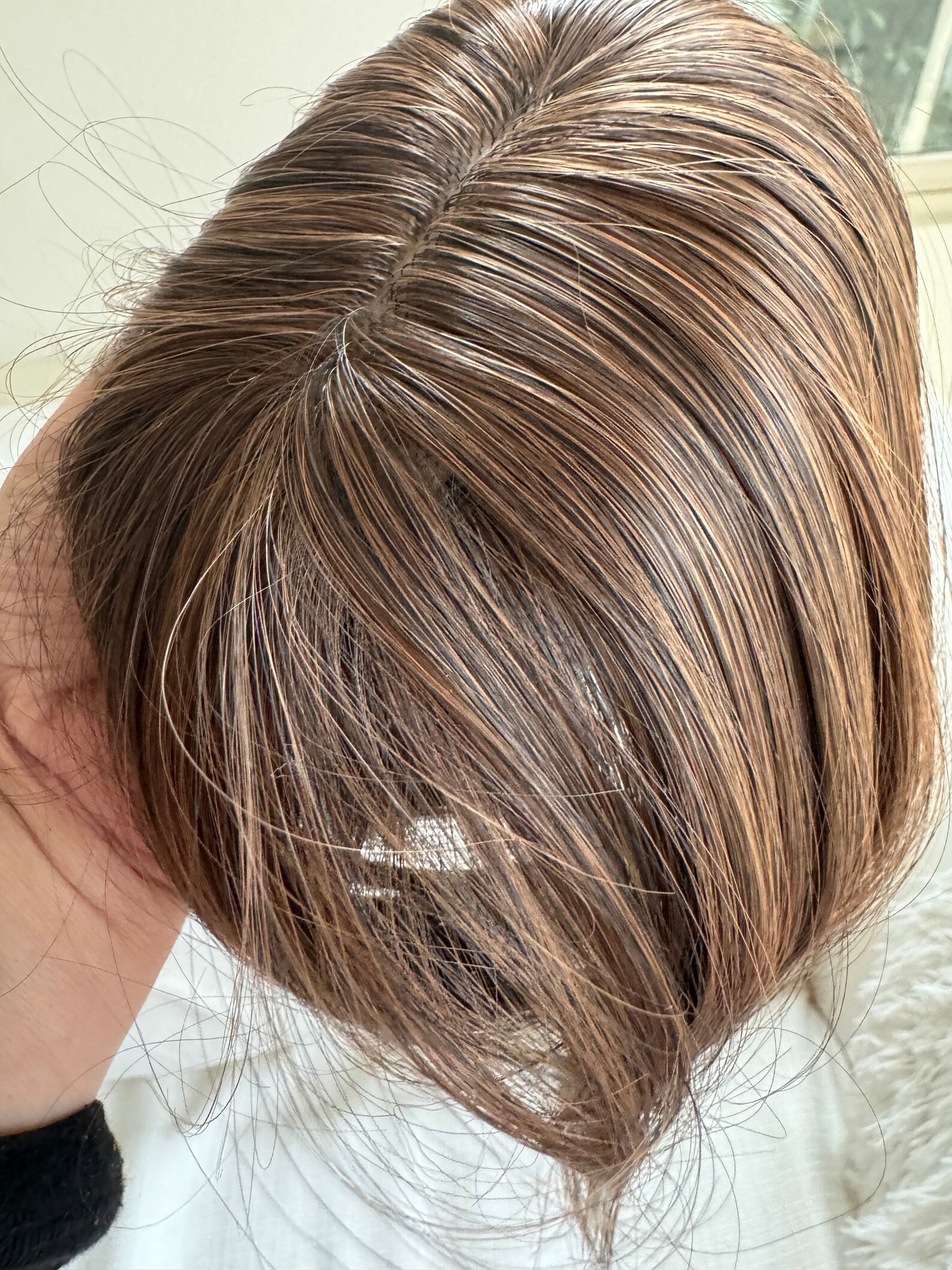 Till Style Caramel Brown-synthetic Hair Hair Toppers for Women - Etsy