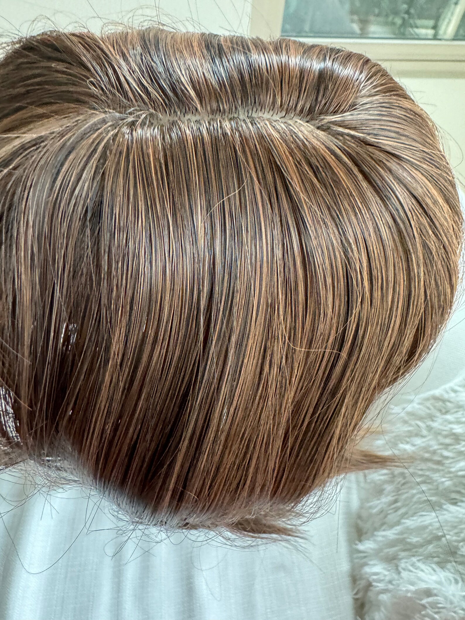 Till Style Caramel Brown-synthetic Hair Hair Toppers for Women - Etsy