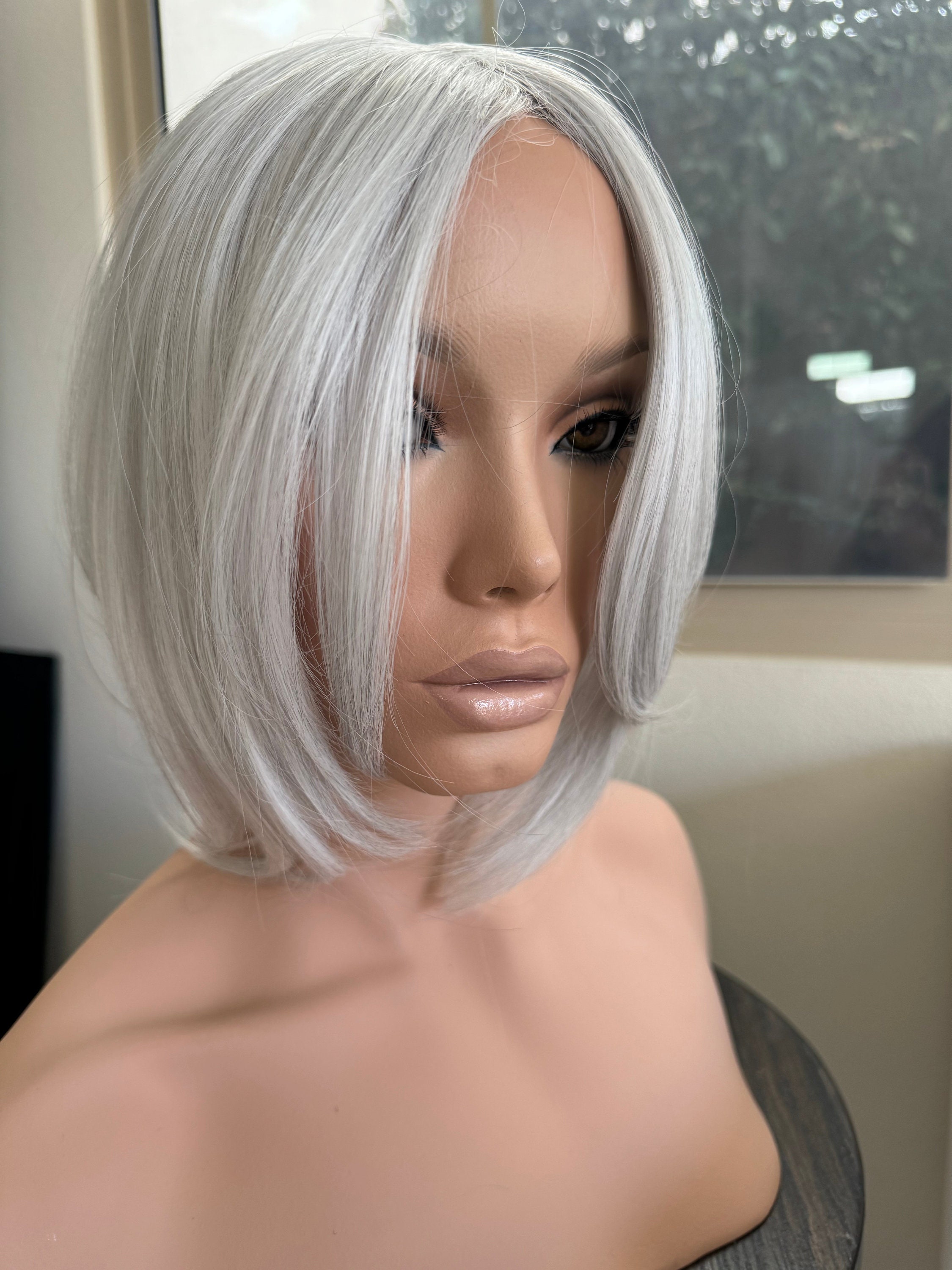 Tillstyle White Topper Silver Highlighted Hair Toppers for Women - Etsy