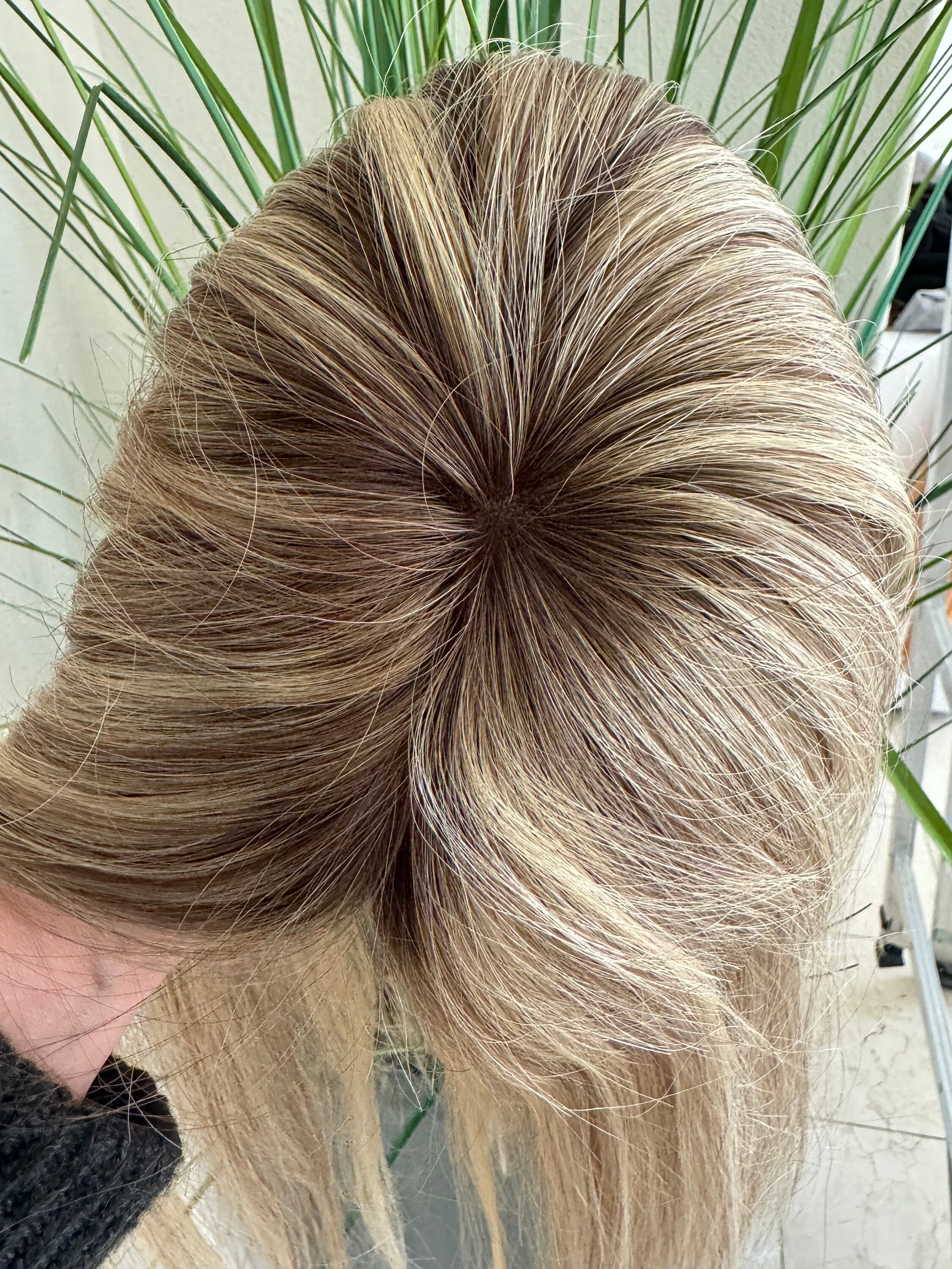 Tillstyle Light Brown Rooted Human Hair Topper for Women - Etsy