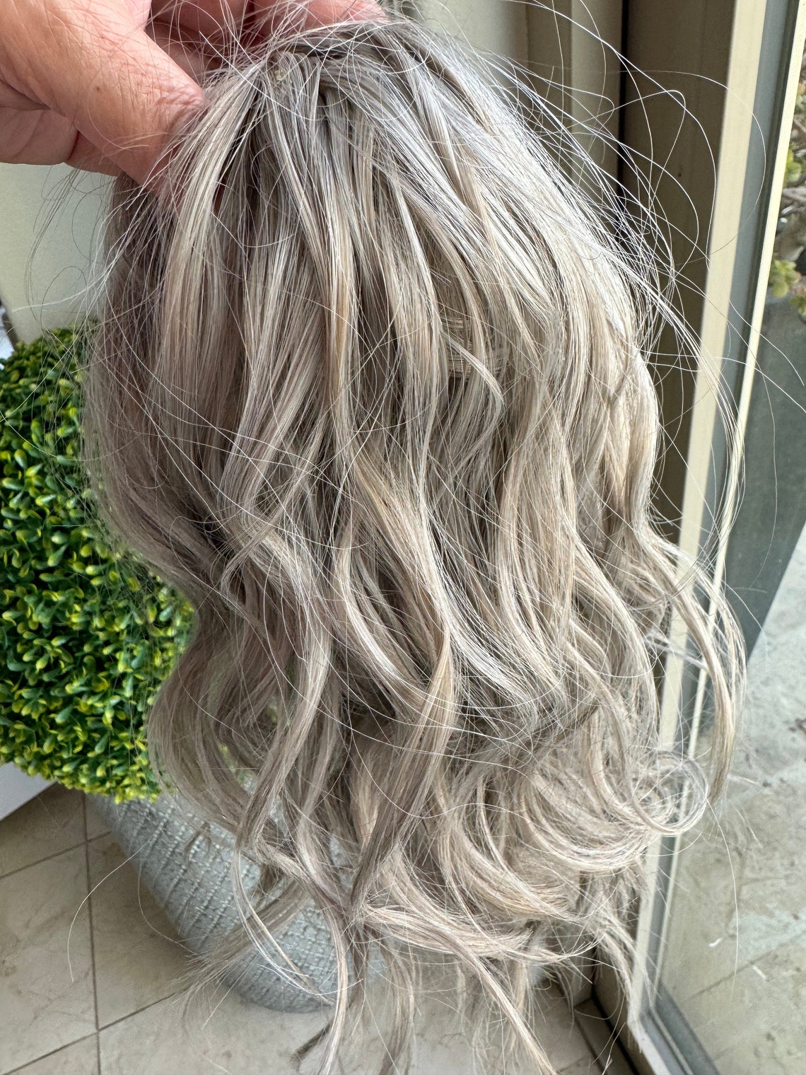 Tillstyle Ashblonde Grey Clip in Ponytail Claw Clip Pony Tail - Etsy