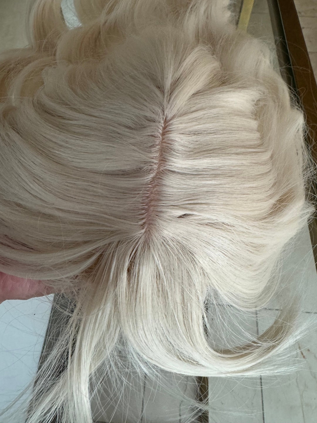 Till Style White Hair Toppers for Women With Butterfly Bangs - Etsy