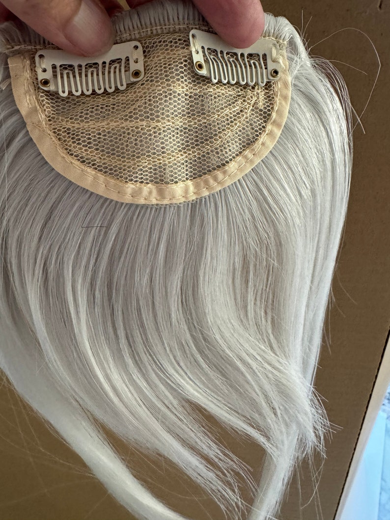 Tillstyle Silver Large Clip in Bangs Thick Bangs - Etsy