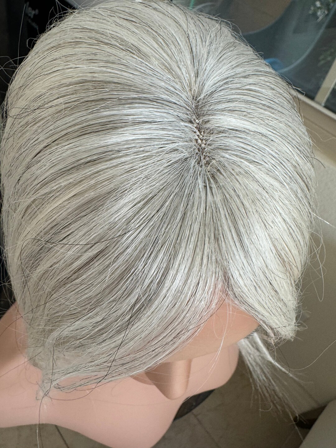 Tillstyle Pale White Human Hair Toppers With Bangs - Etsy