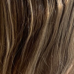 Tillstyle Remy Hair Topper for Women Mono Base Dark Brown Dull Blonde ...