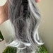 Tillstyle Dark Salt and Pepper Dark Grey Claw Clip Ponytail - Etsy