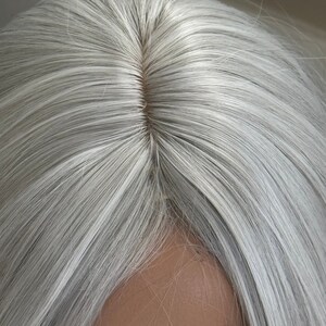 Tillstyle White Topper Silver Highlighted Hair Toppers for Women - Etsy