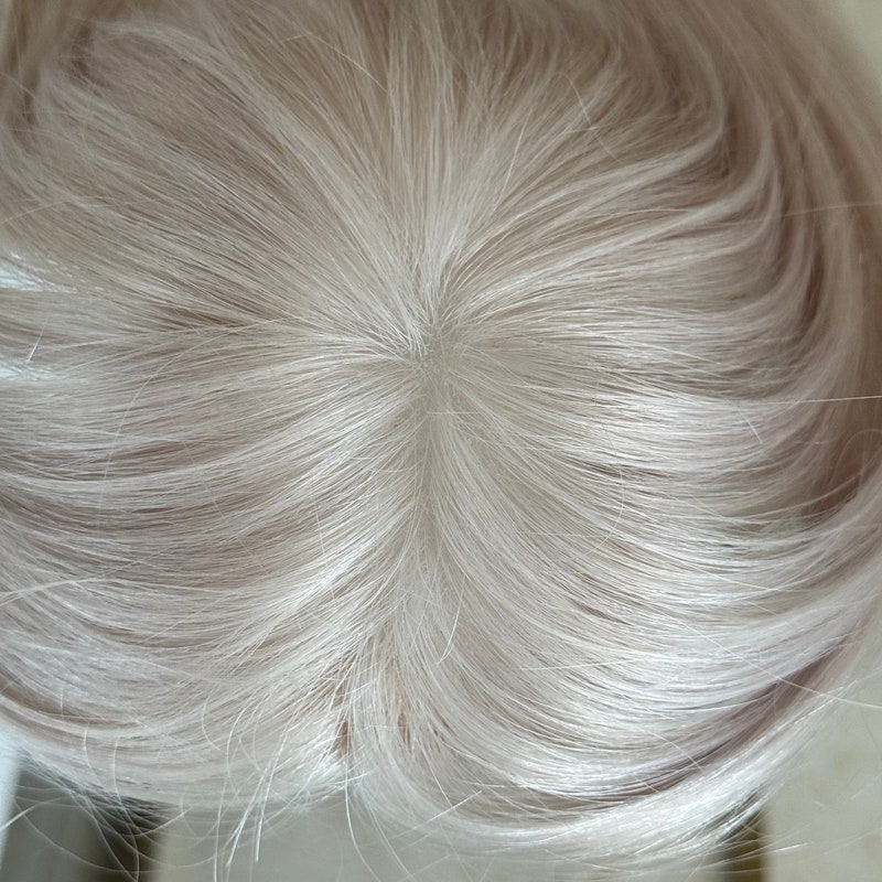 White Human Hair Toppers - Etsy