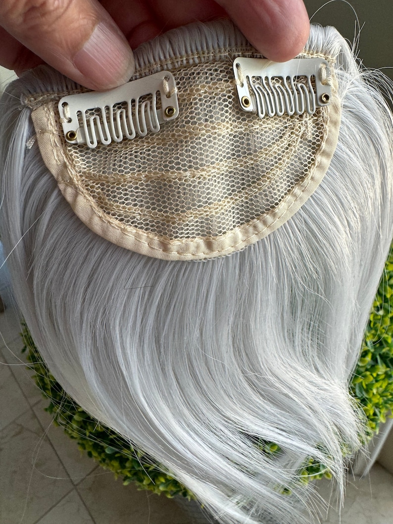 Tillstyle Silver Large Clip in Bangs Thick Bangs - Etsy
