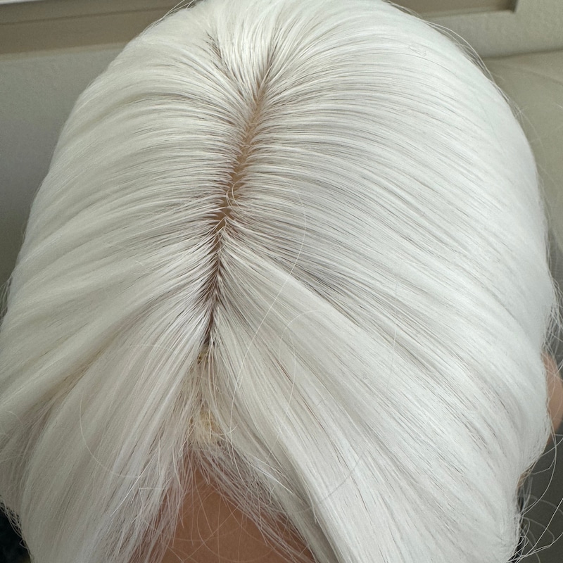White Hair Toppers - Etsy