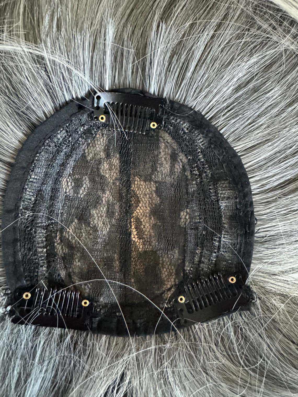 Tillstyle Grey Topper With Bangs Hair Toppers for Women - Etsy