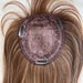 Synthetic Hair Toppers With Bangs Brown With Dull Blonde Highlights ...