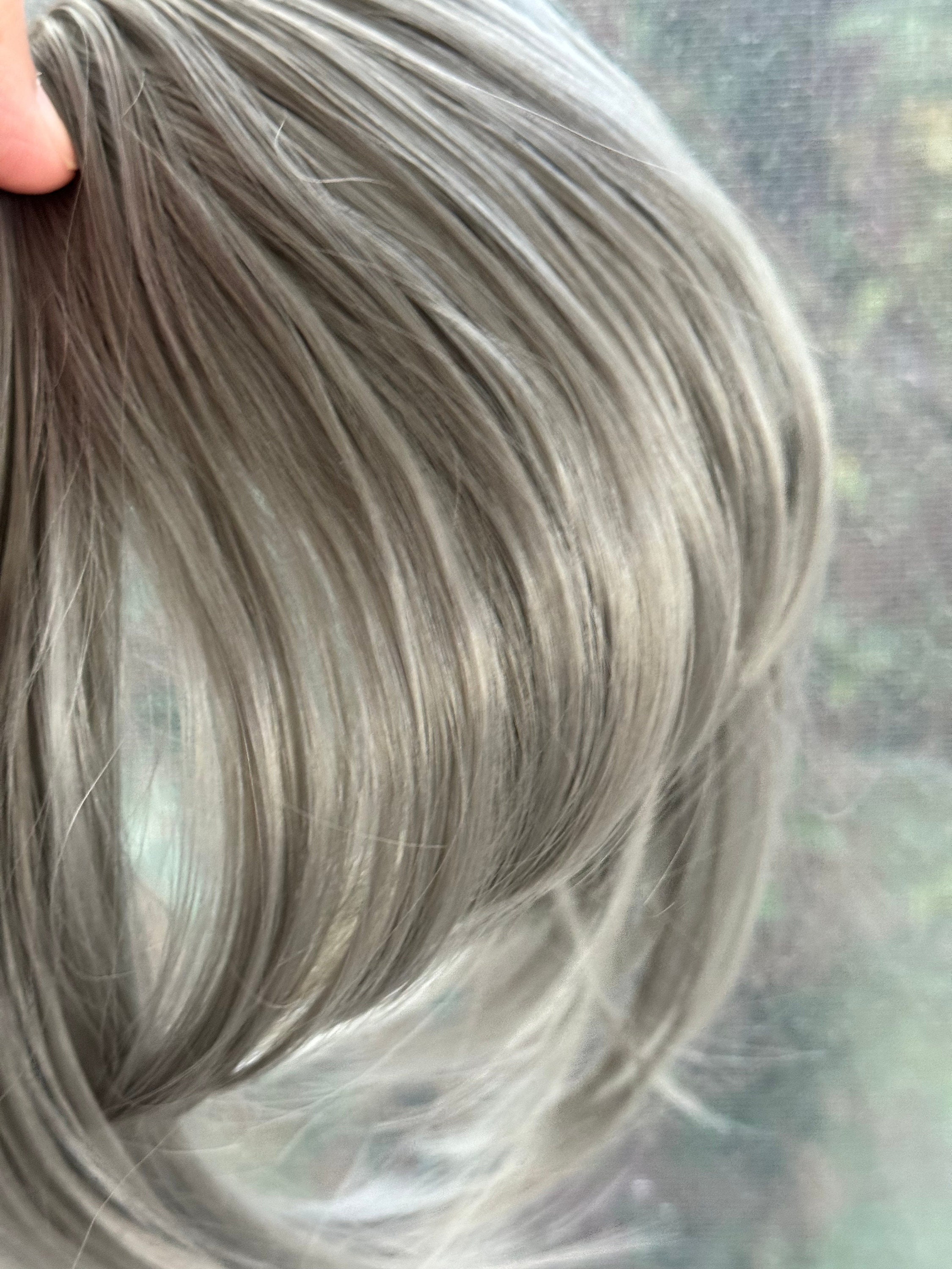 Tillstyle Grey Clip in Bangs for Thinning Crown Natural Looking Bangs ...