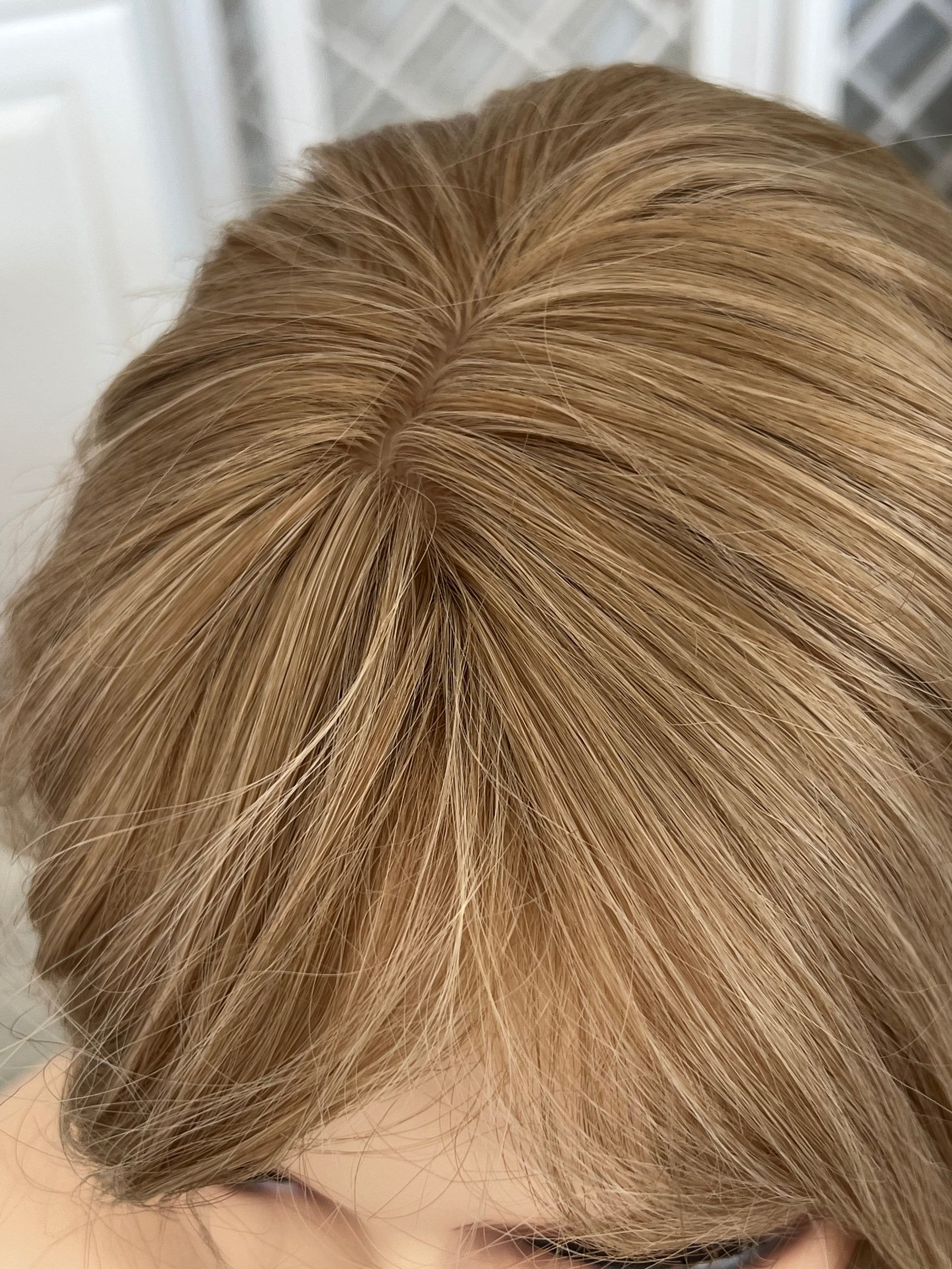 Synthetic Hair Toppers With Bangs Blonde Clip in Hair Extensions 12 ...