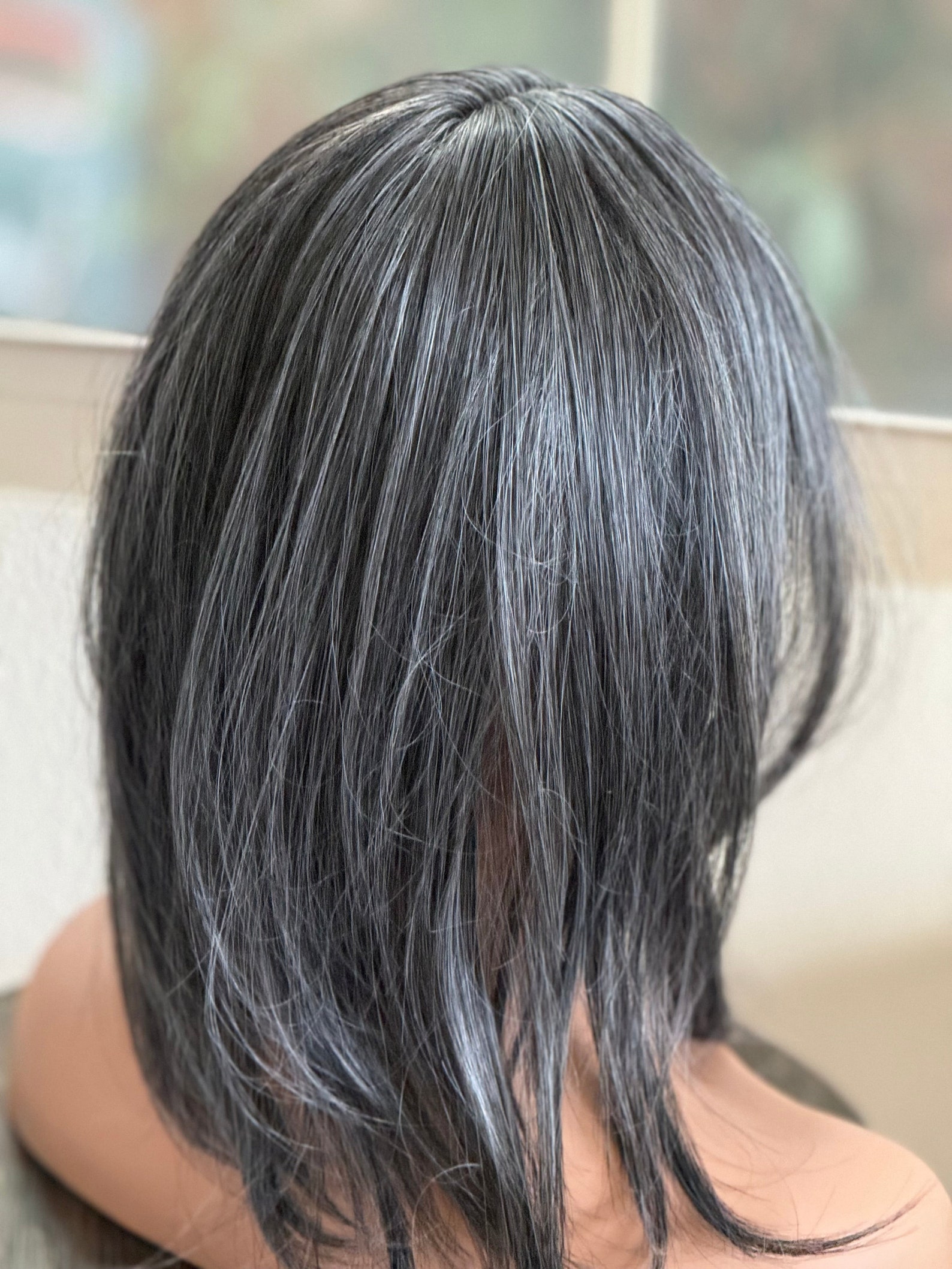 Till Style Grey Salt and Pepper Hair Toppers for Women / Layered /bangs ...