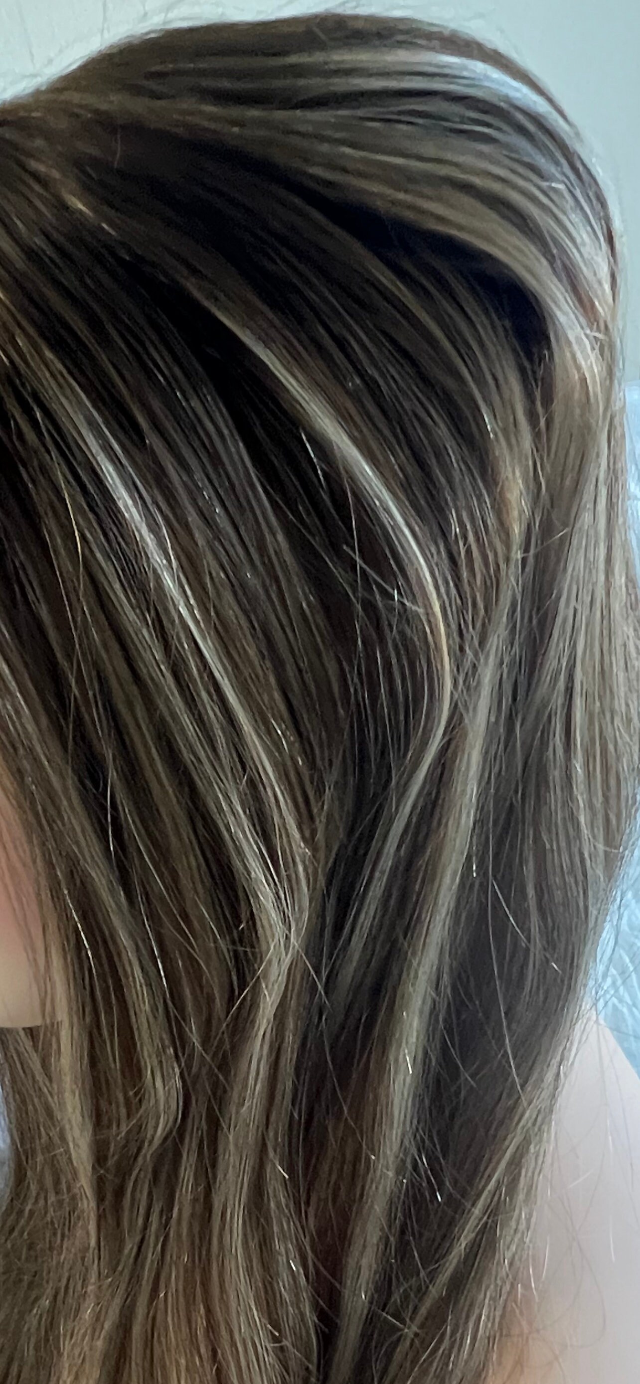 Tillstyle Remy Hair Topper for Women Mono Base Dark Brown Dull Blonde ...