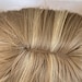 Synthetic Hair Topper With Bangs Ombre With Dull Blonde - Etsy