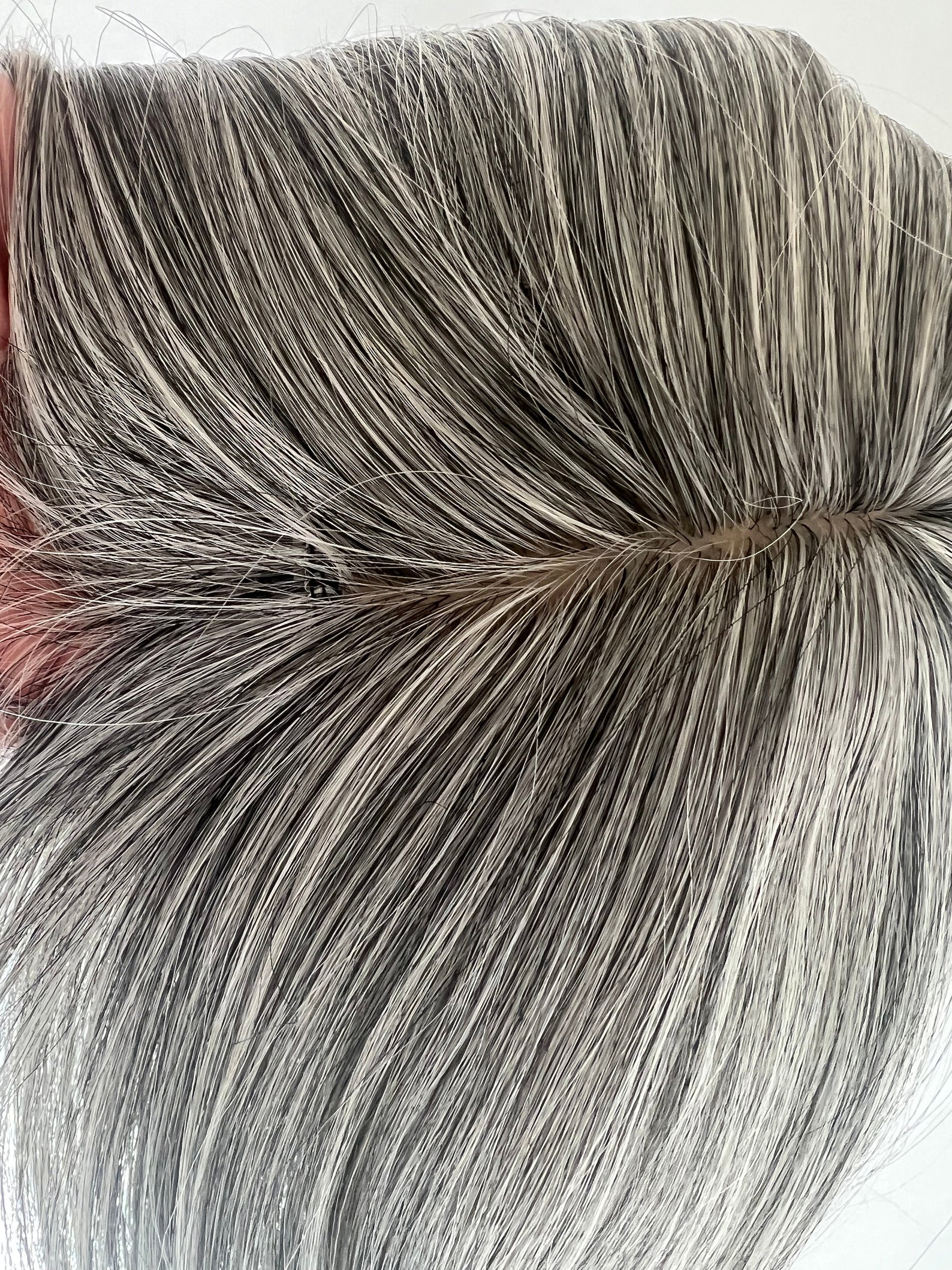 Till Style Hair Topper for Women Grey Mix Salt and Pepper Brown - Etsy