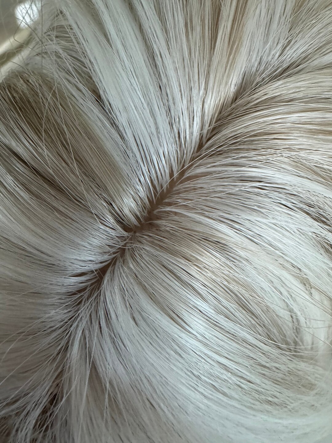 Till Style White Hair Topper Ash Brown Highlighted - Etsy