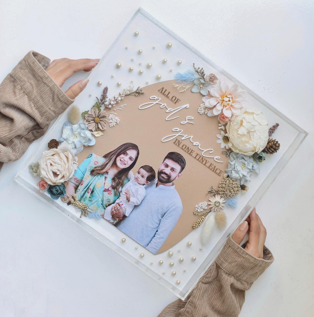 Family Photo Frame Transparent Box Frame Custom Made,family, Desk ...