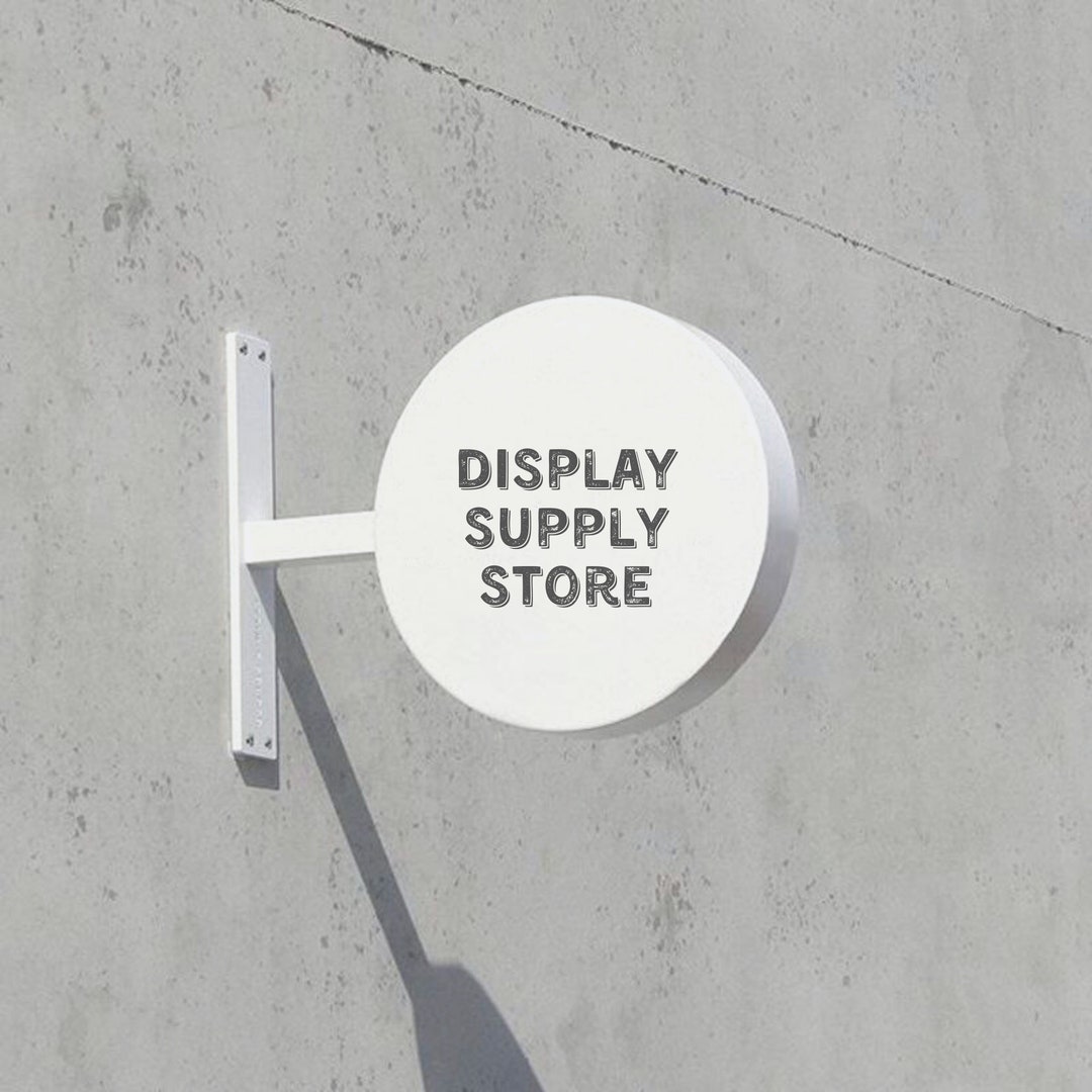 Classic Round Sign Store Sign for Shopfront, Cafes, Retail - Etsy