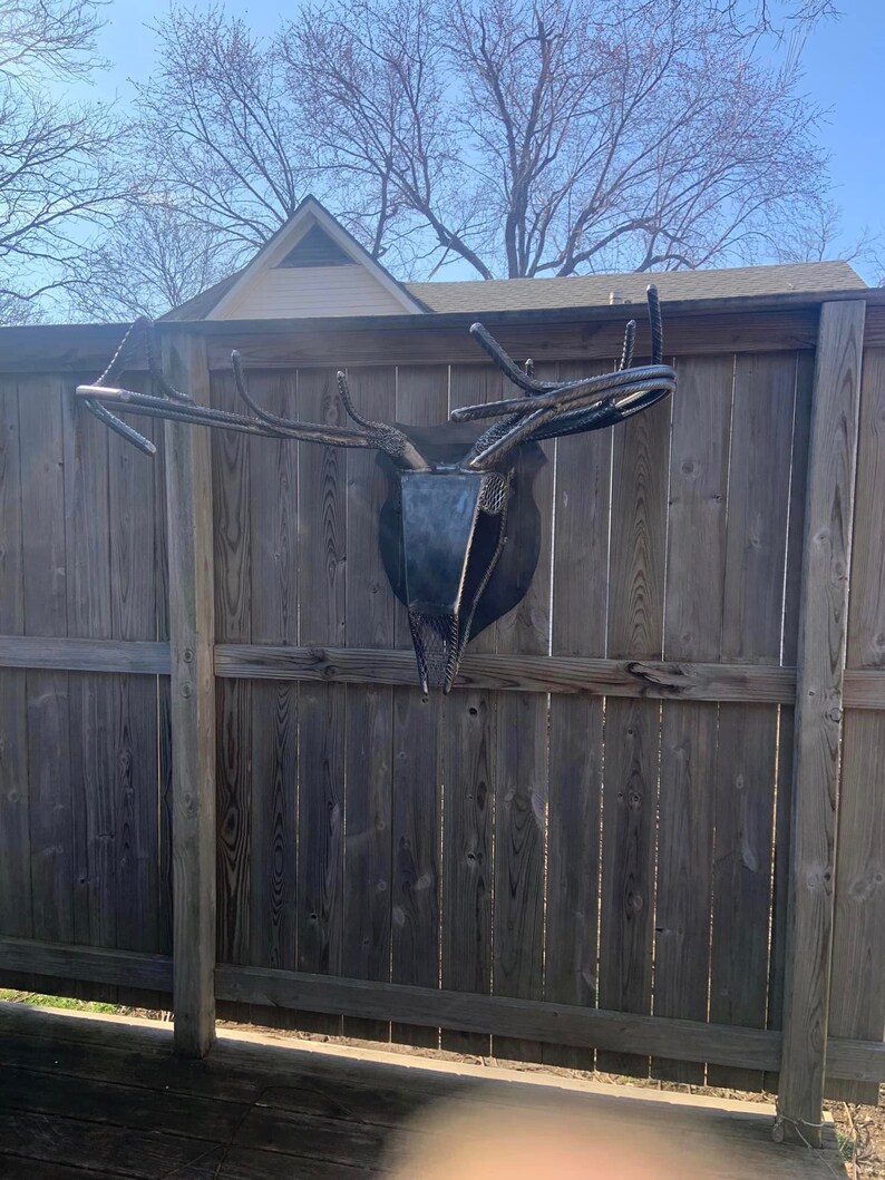Metal Deer Head - Etsy