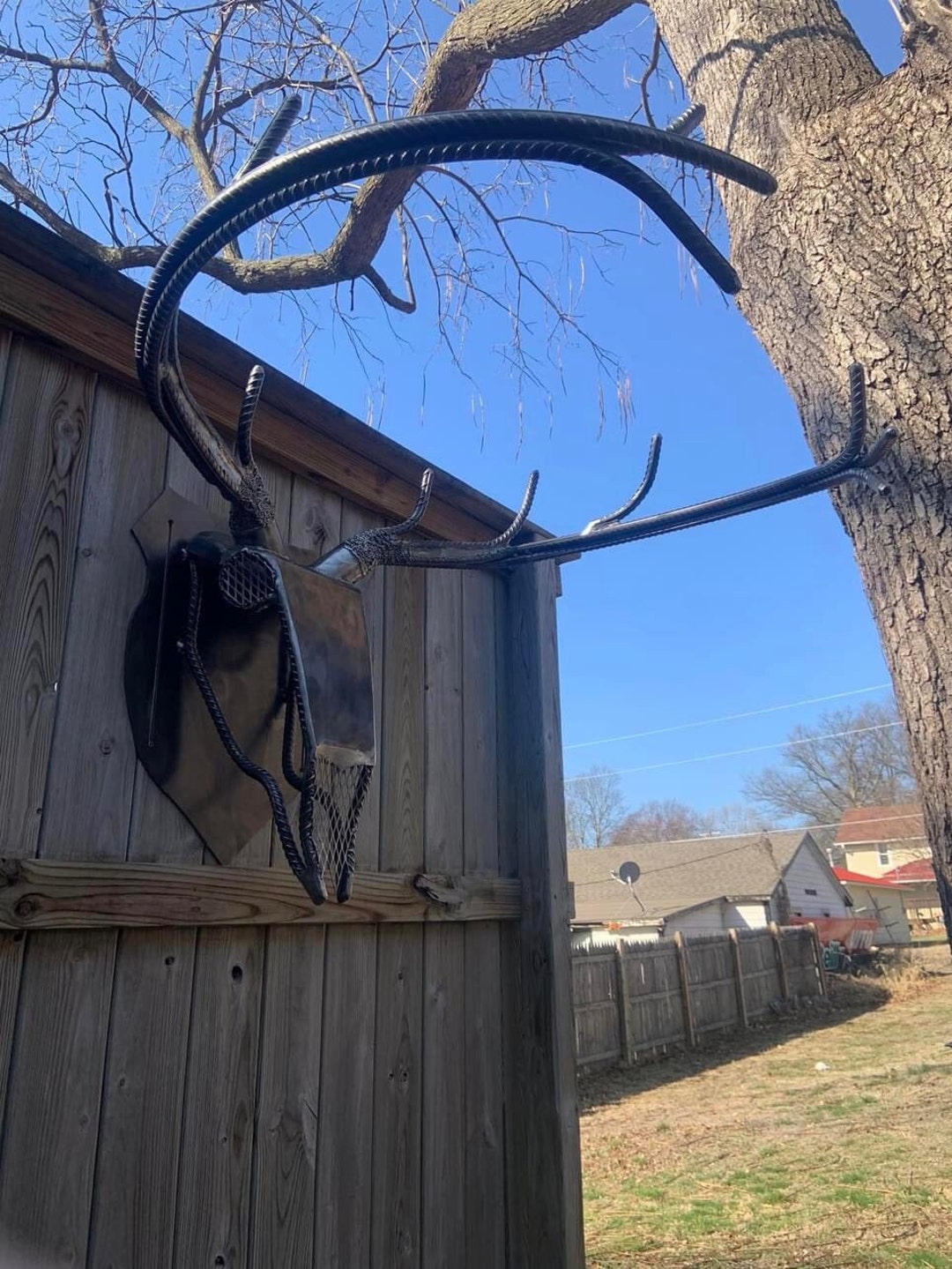 Metal Deer Head - Etsy