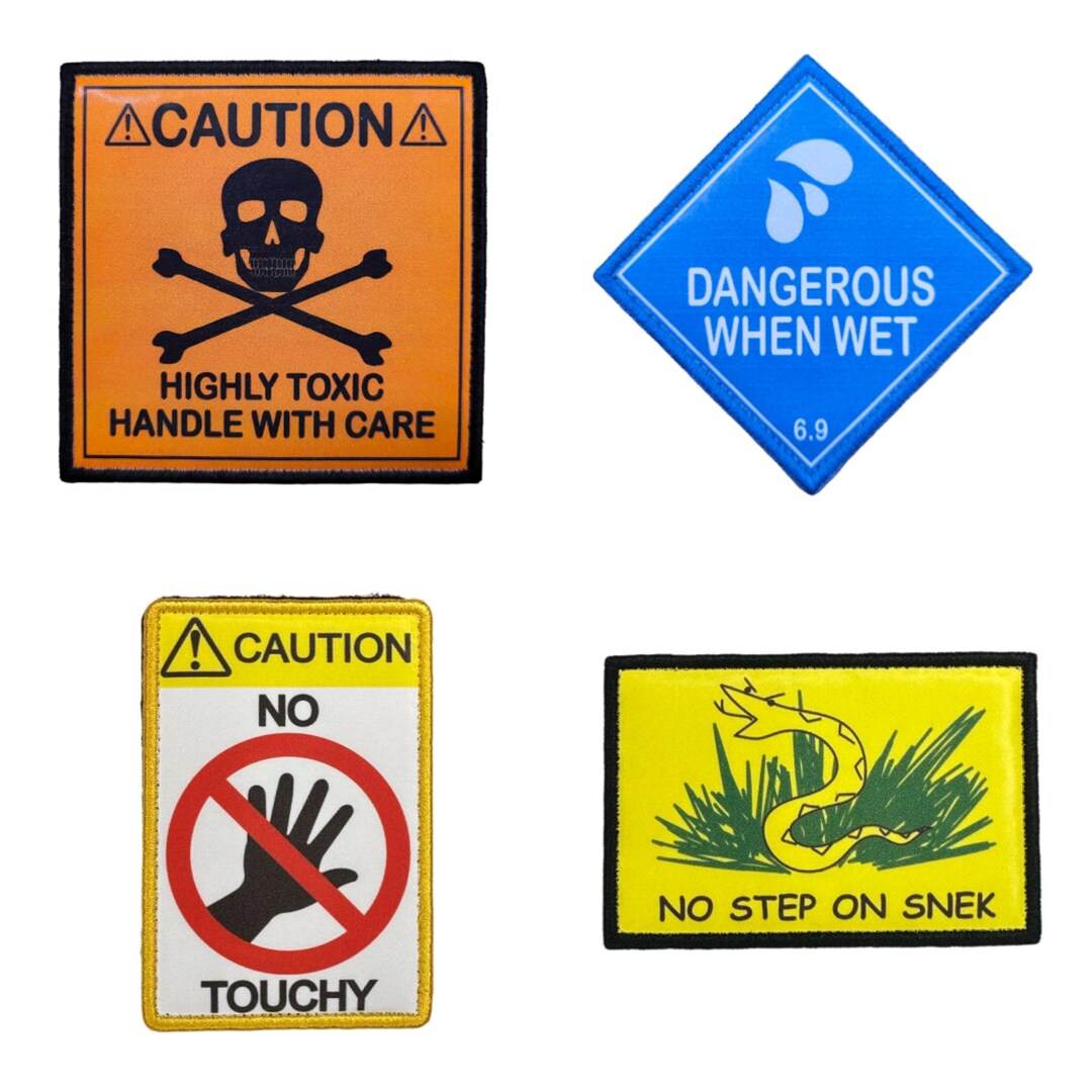 Meme Funny Signage Morale Patch - Etsy