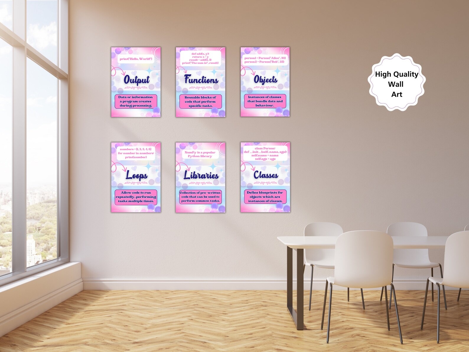 Programming Cheat Sheet Posters - Coding Basics Computer Science ...