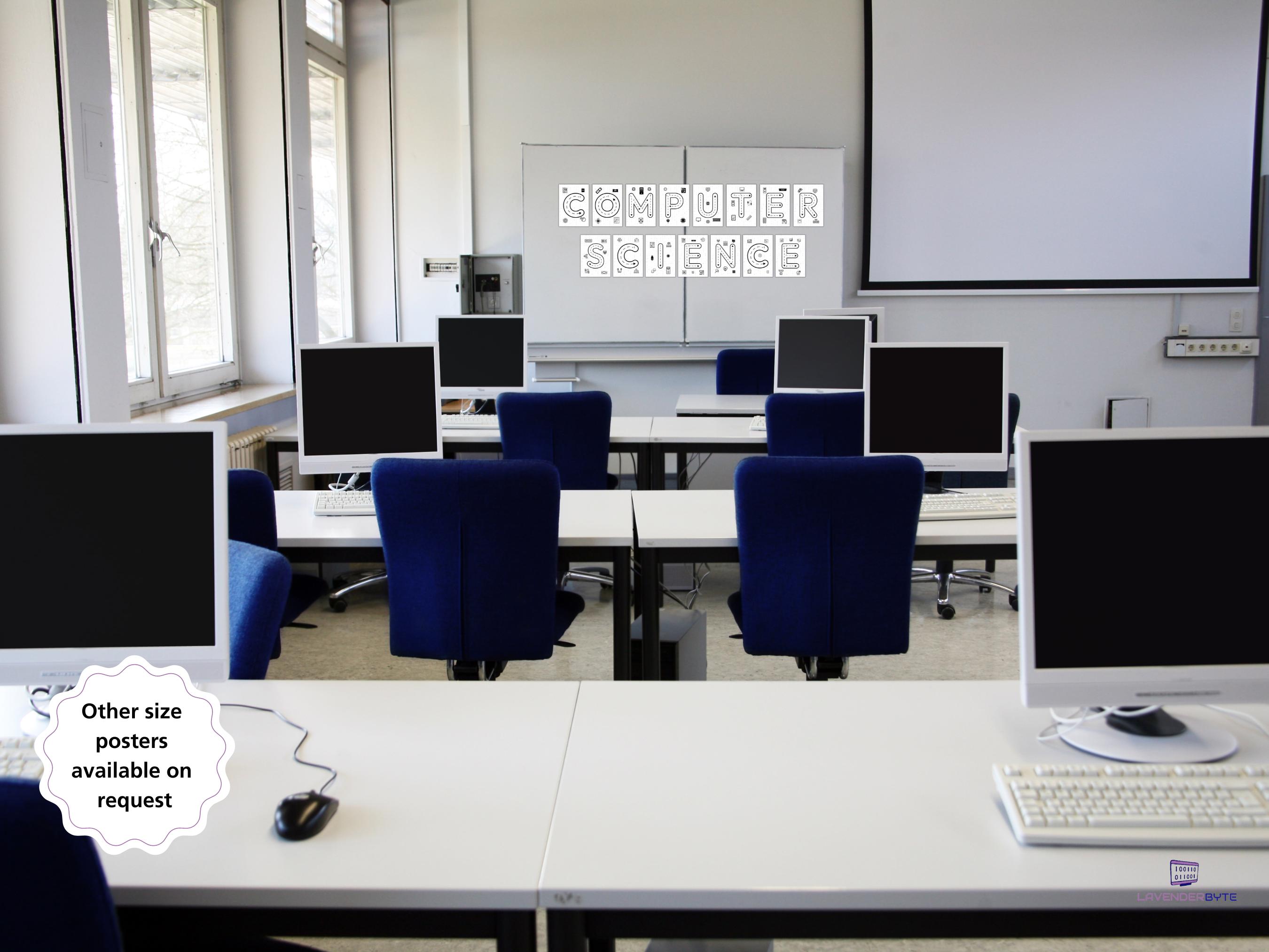 Classroom Computer Science Letter Posters Computing Inspiring Posters ...