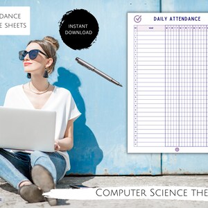Attendance List: Progress & Grade Tracker |printable Checklist, Daily ...