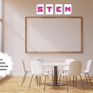 Classroom STEM Pink Circuit Posters - Computing Inspiring Tech Display ...
