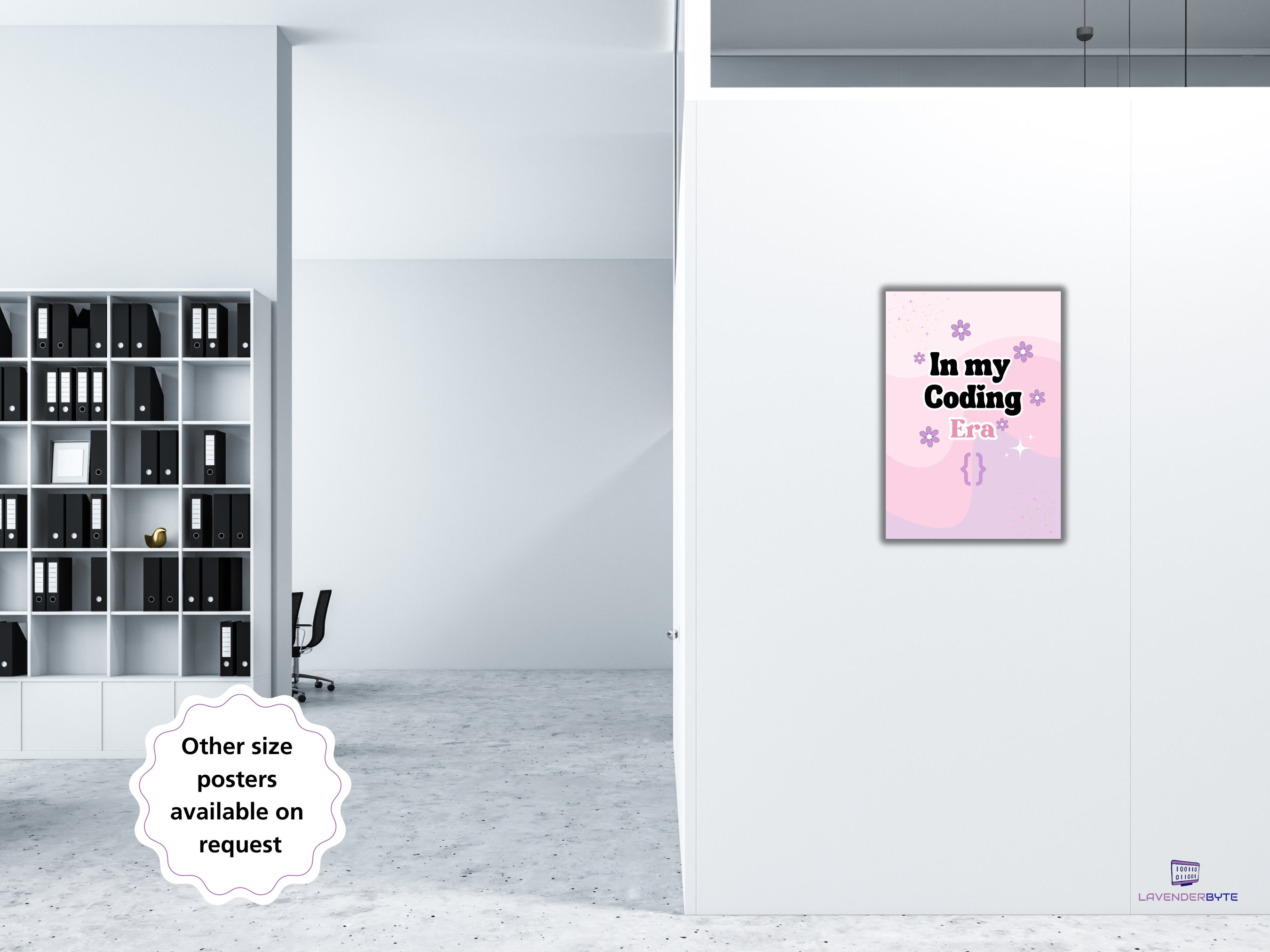 In My Coding Era Pink Retro Tech Poster Women in Computer - Etsy