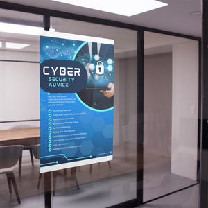 Cyber Security Advice Poster - Printable Computer Tips| Online Safety ...