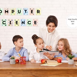 Computer Science Classroom Posters | STEM Bulletin Board | Digital ...