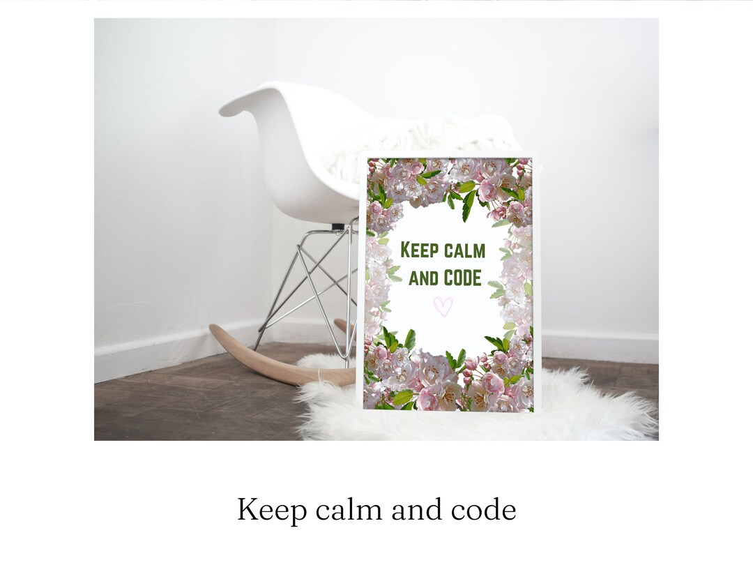 Programming/coding for Girls Posters X5 Keep Calm STEM Women Tech Computing Printable Download ...