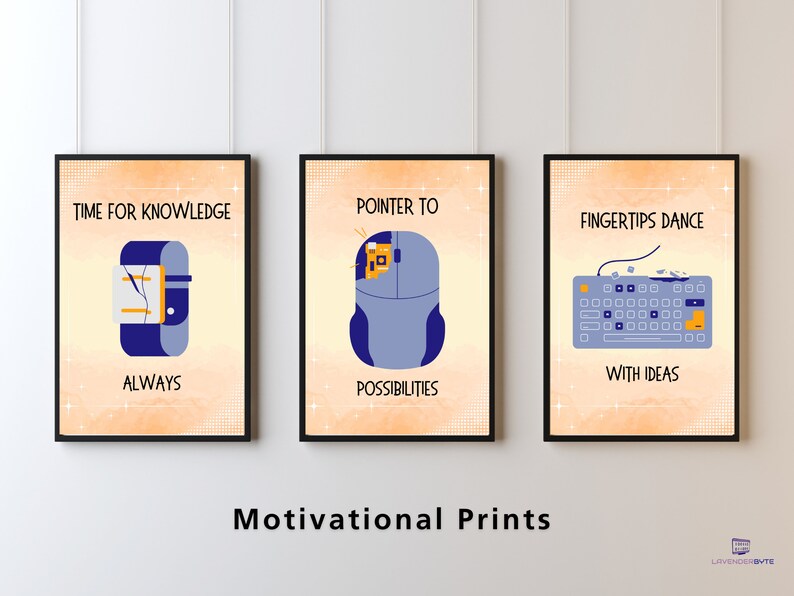 Computer Hardware Posters - Inspiring Tech Classroom Display Set of 12 ...