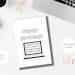 Techie Birthday Card -printable Happy Birthday Download Card, Colouring ...