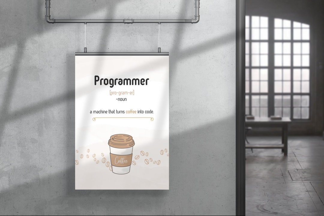 Programmer Funny IT Posters X5 - Office Humour Prints, Wall Decor Art ...