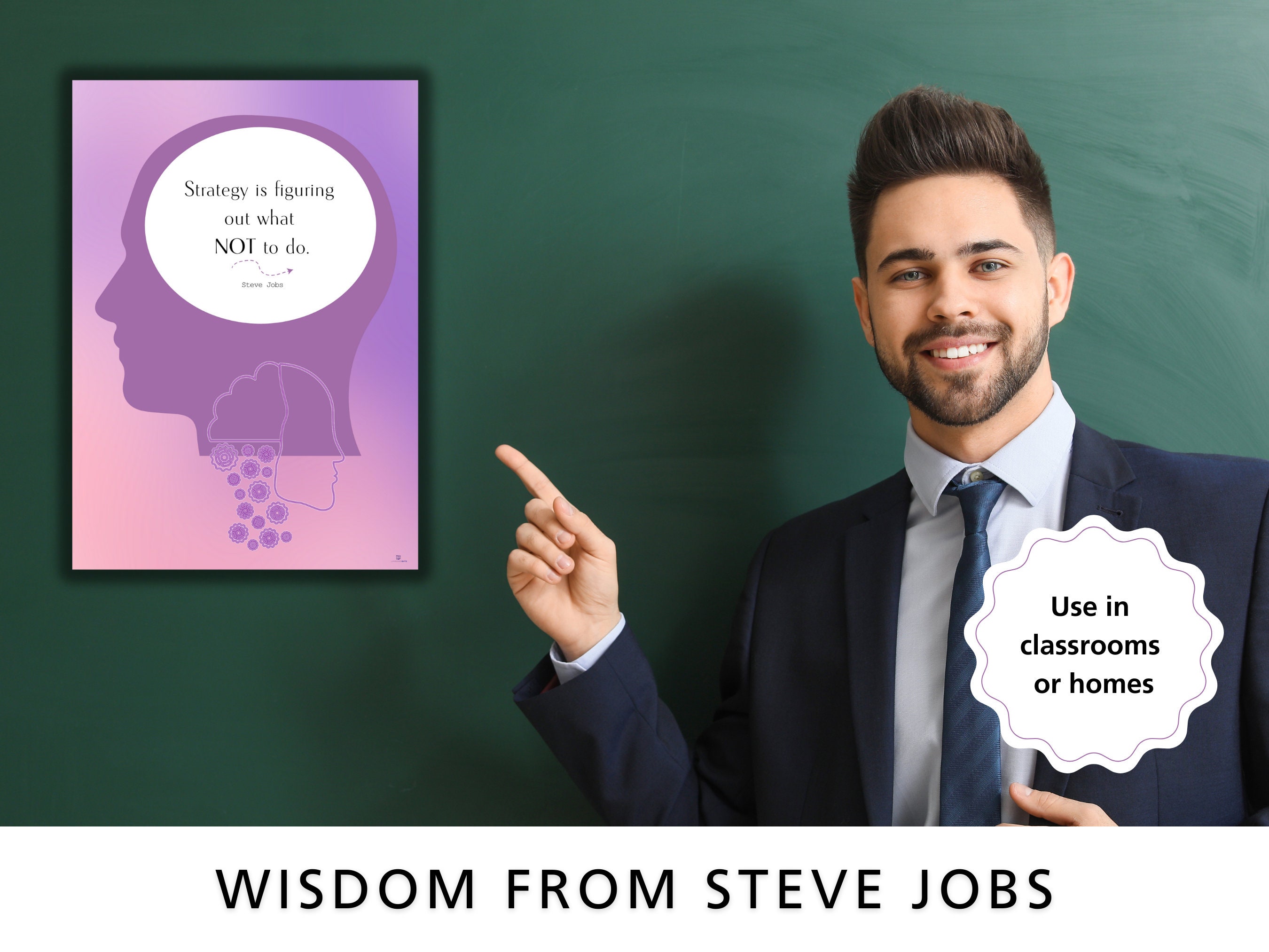 Steve Jobs Classroom Posters Inspiration Tech Quotes Computer - Etsy ...