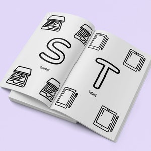 Colouring Book Printable Pages for Students & Children | Computing ...