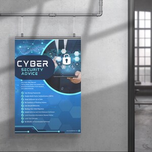 Cyber Security Advice Poster - Printable Computer Tips| Online Safety ...